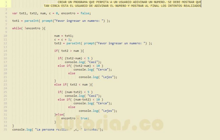 ciclo while + javascript (intentos de acierto) | Tutorias.co ciclo while + javascript (intentos de acierto) | Tutorias.co