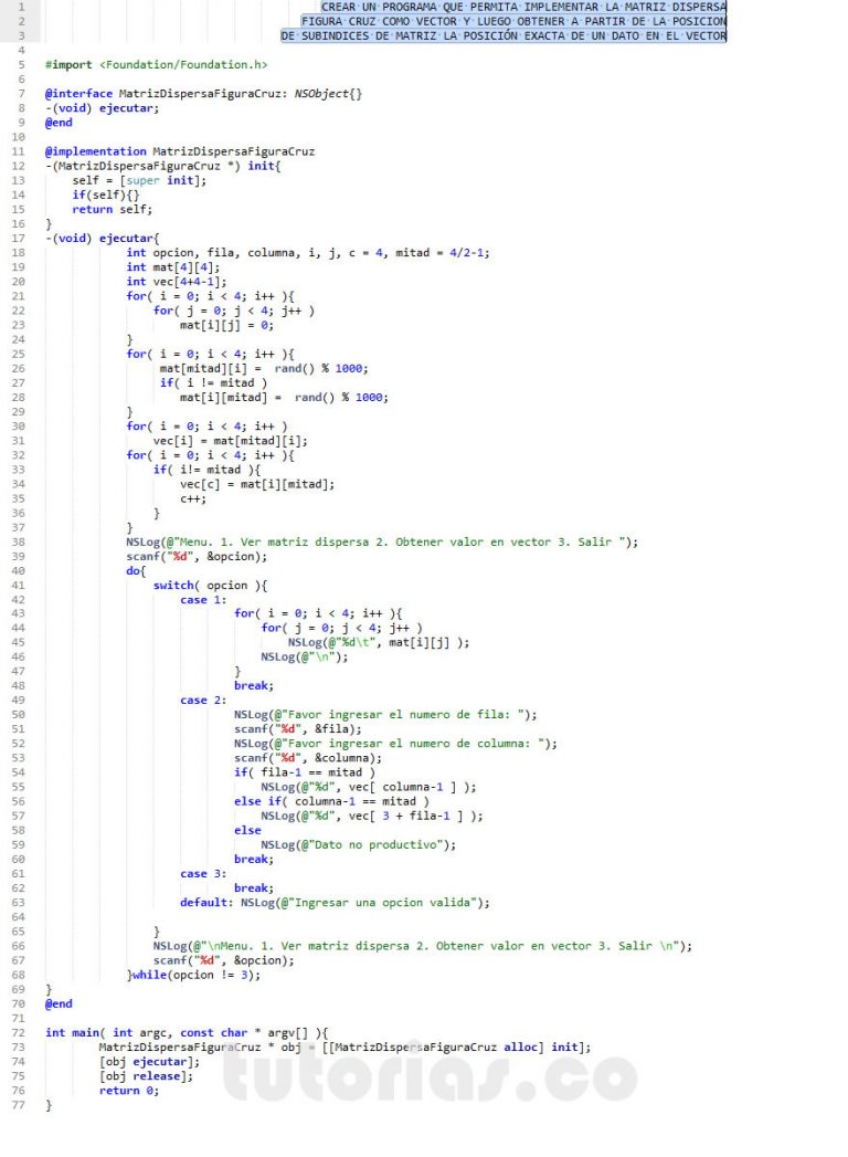 arrays – java (matriz dispersa figura cruz en vector) | Tutorias.co arrays – java (matriz dispersa figura cruz en vector) | Tutorias.co