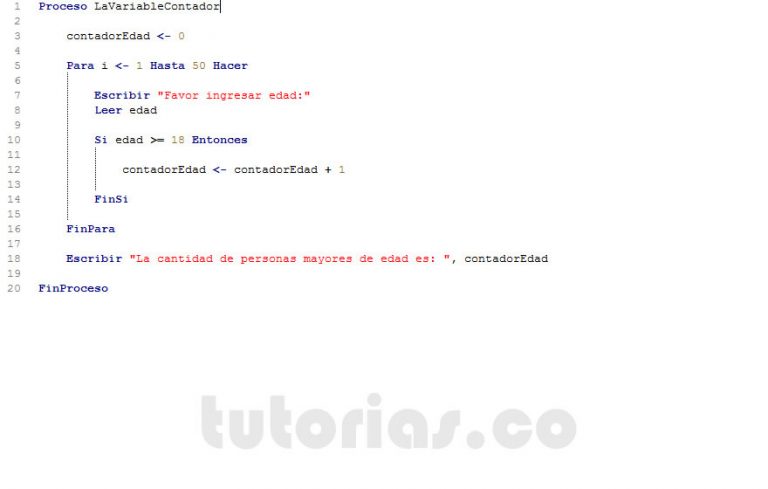 Ciclo Para Pseint La Variable Contador 9375