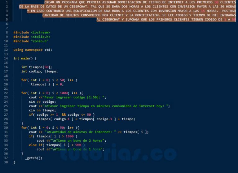 arrays – visual C++ (bonificacion por tiempo de antiguedad) | Tutorias.co arrays – visual C++ (bonificacion por tiempo de antiguedad) | Tutorias.co